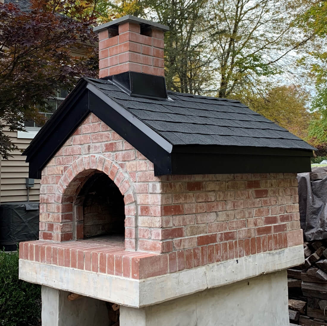 Pizza Oven Gabled Roof – BrickWood Ovens